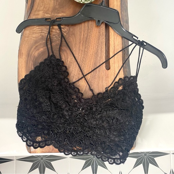 Free People | Intimates & Sleepwear | Free People Intimately Black Lace ...